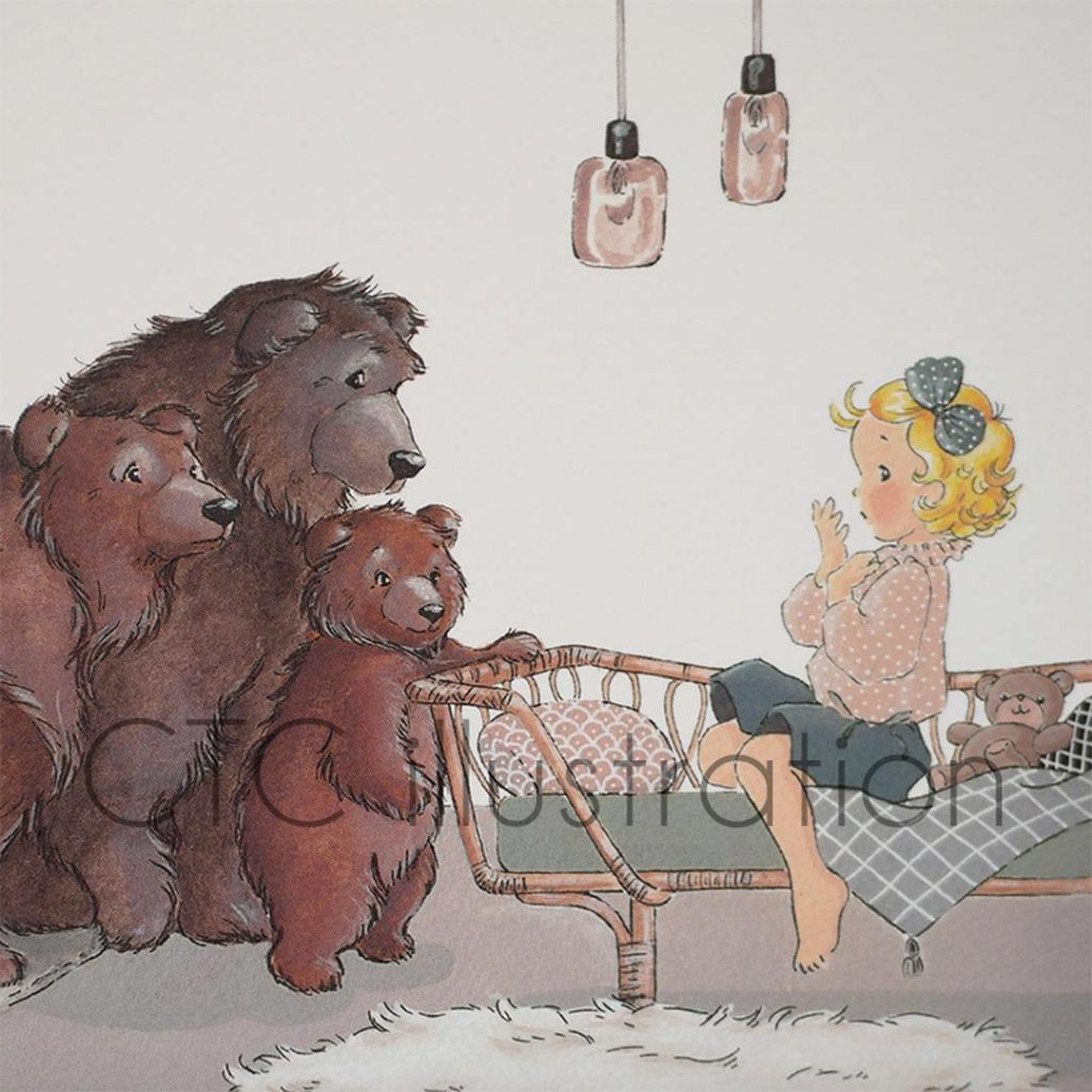 Boucle d’or et les trois ours – CTC-illustration